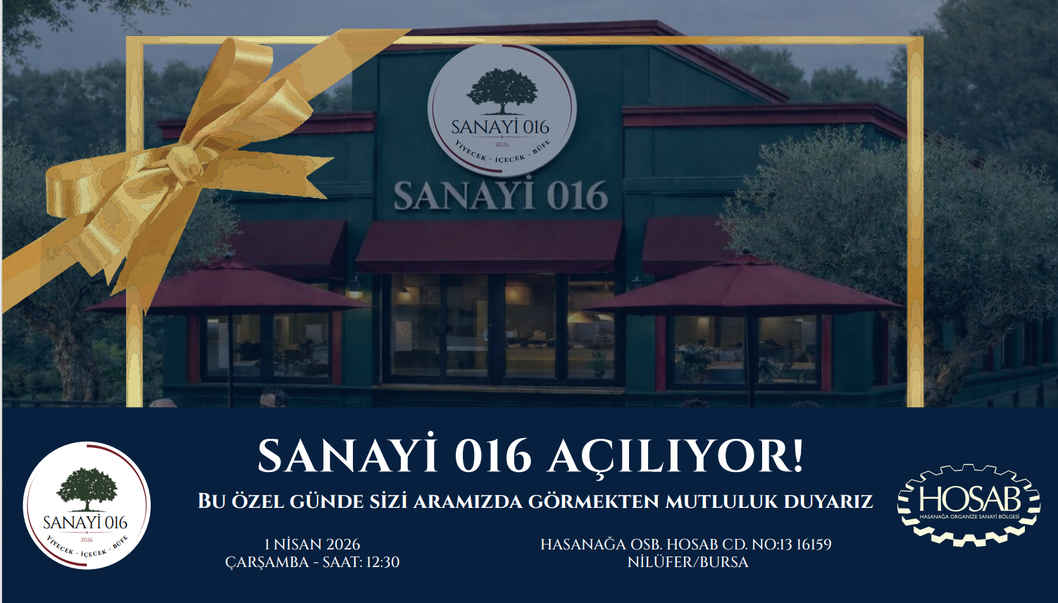 Sanayi 016 Açılıyor! – HOSAB